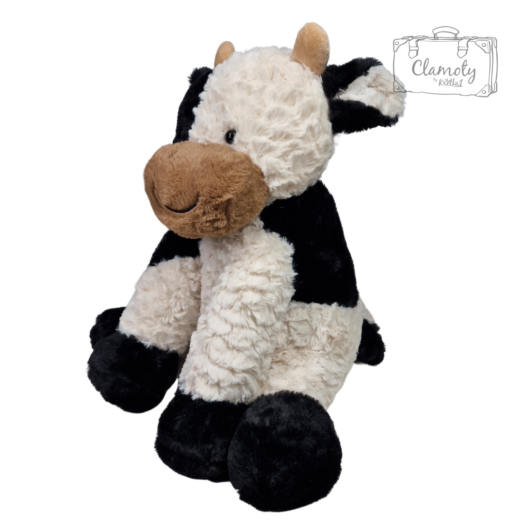 Maskotka Pluszak Krowa Duża Mięciutka Przytulanka